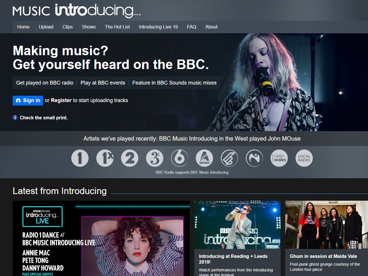 BBC Music Introducing Radio Show | Buzzsonic