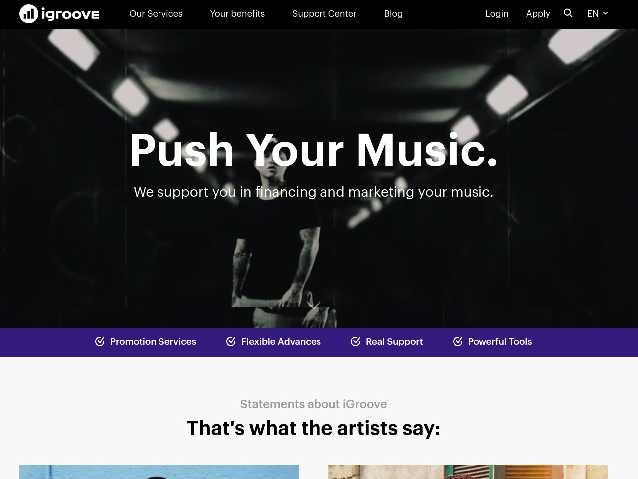 iGroove Digital Music Distribution & Marketing | Buzzsonic