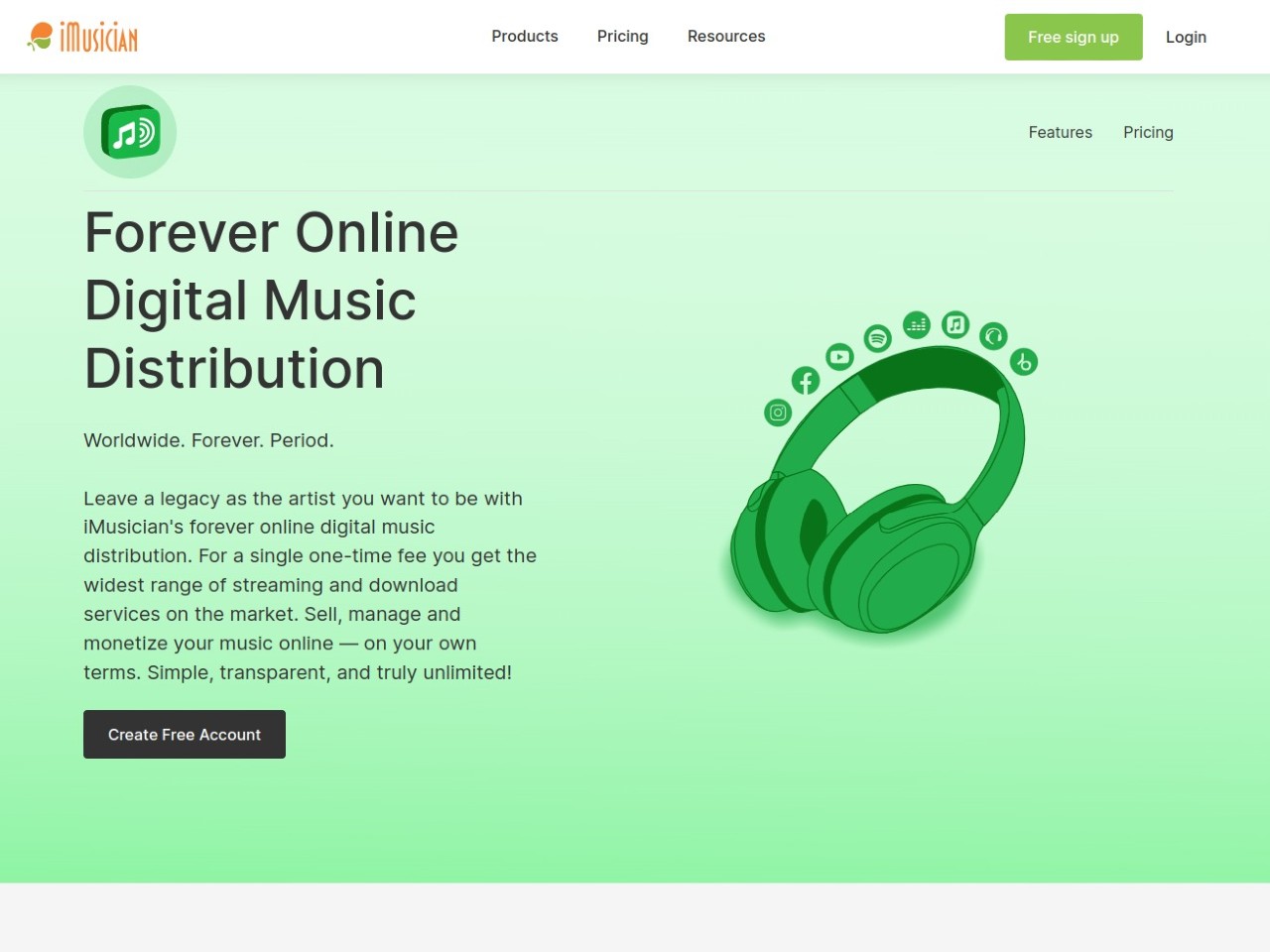 iMusician - Digital Music Distribution — Buzzsonic