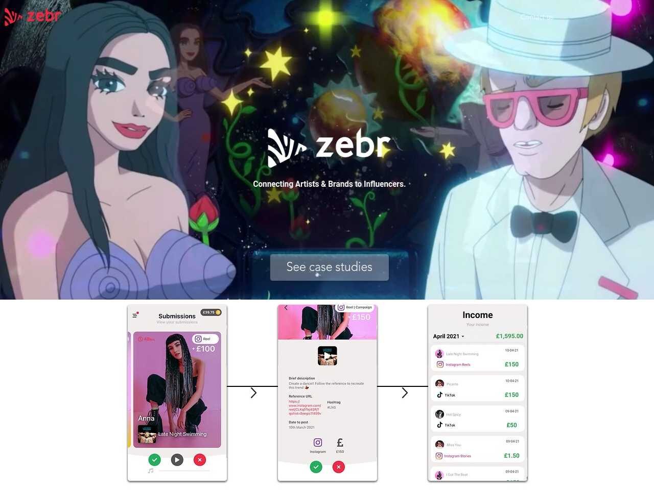 Zebr Music: Send Music to TikTok & Instagram Influencers — Buzzsonic