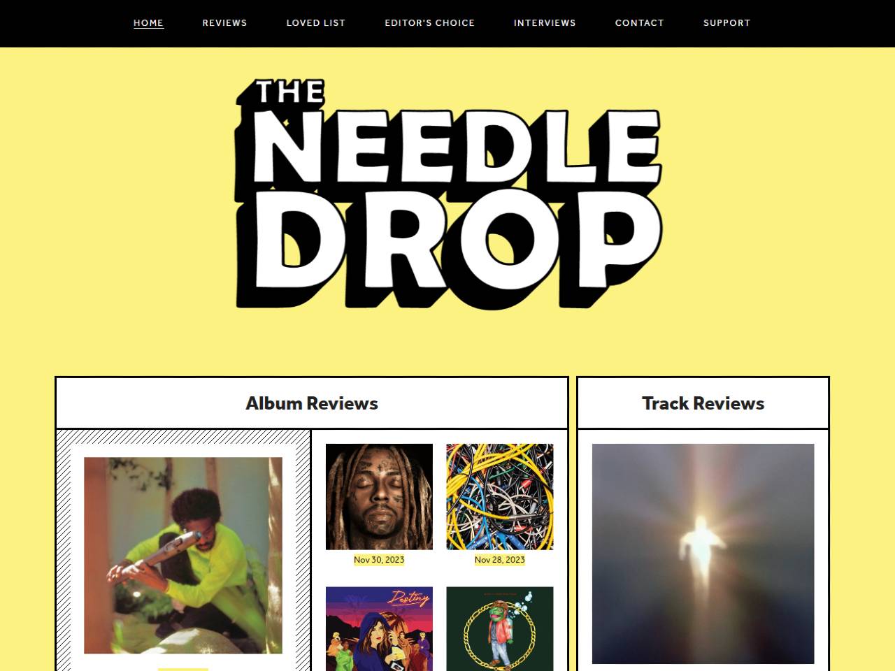 The Needle Drop YouTube Music Channel — Buzzsonic