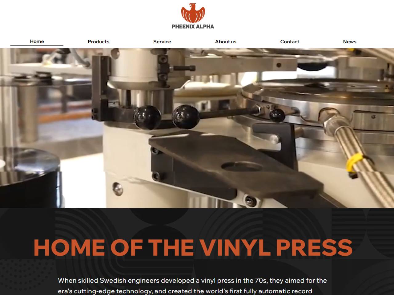 Pheenix Alpha AD12 -Modern Vinyl Record Press — Buzzsonic