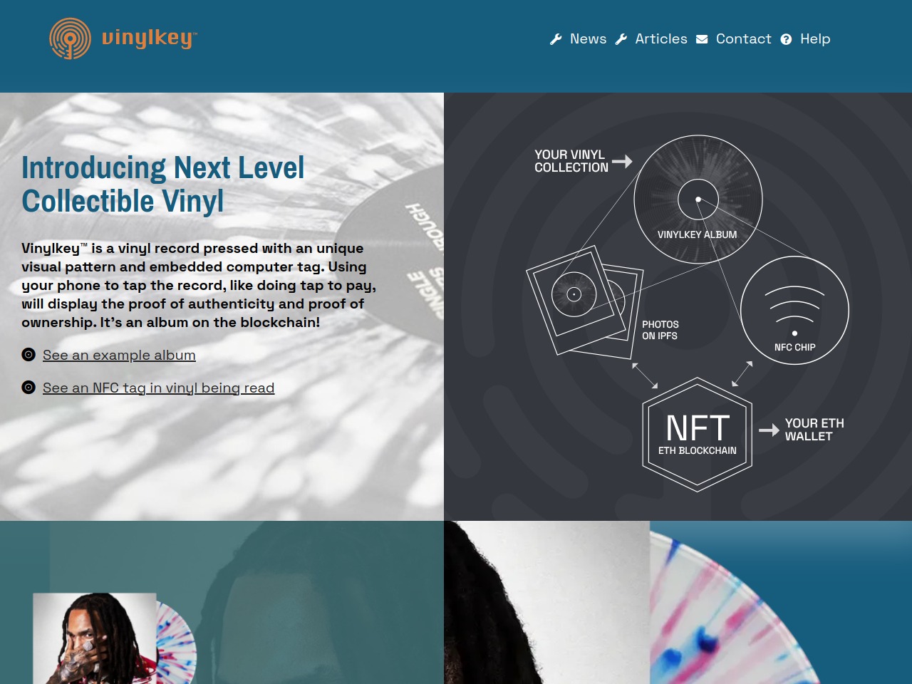 Vinylkey - NFT Vinyl Album Pressings — Buzzsonic