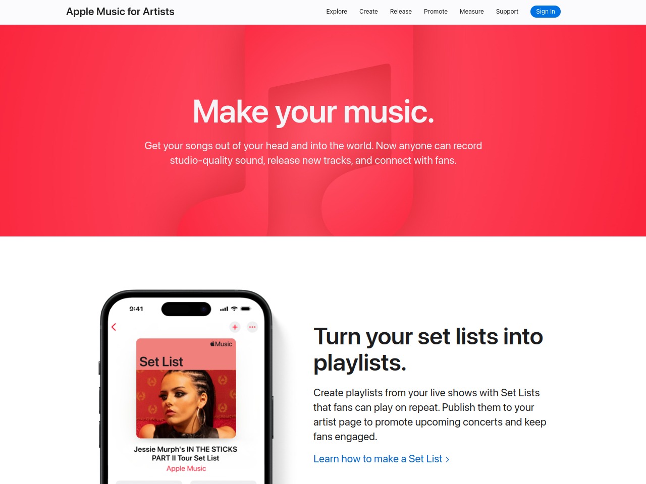 Apple Music For Artists — Buzzsonic