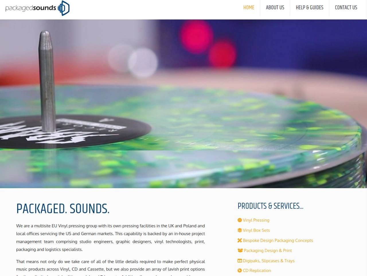 Packaged Sounds Group UK Vinyl Pressings — Buzzsonic