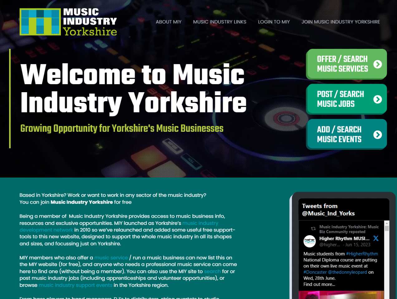 Music Industry Yorkshire — Buzzsonic