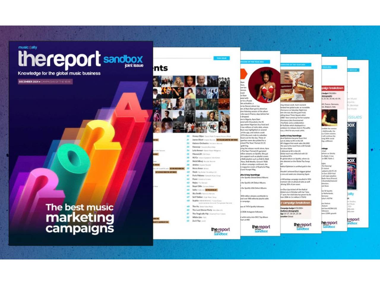 Music Ally - Best Music Marketing Campaigns of 2024 — Buzzsonic