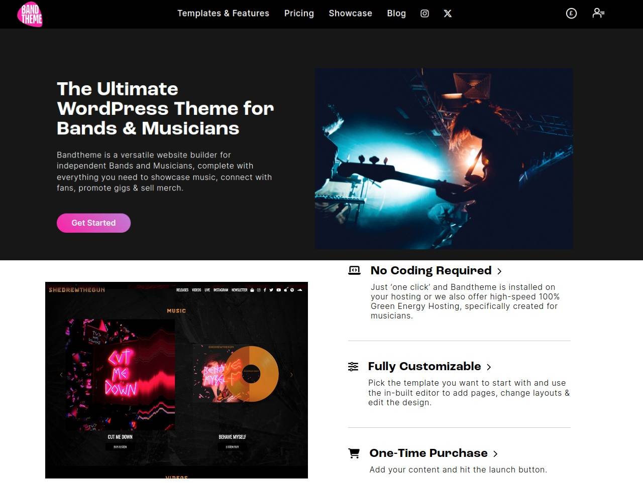 Bandtheme - WordPress Theme for Musicians, DJs & Bands — Buzzsonic