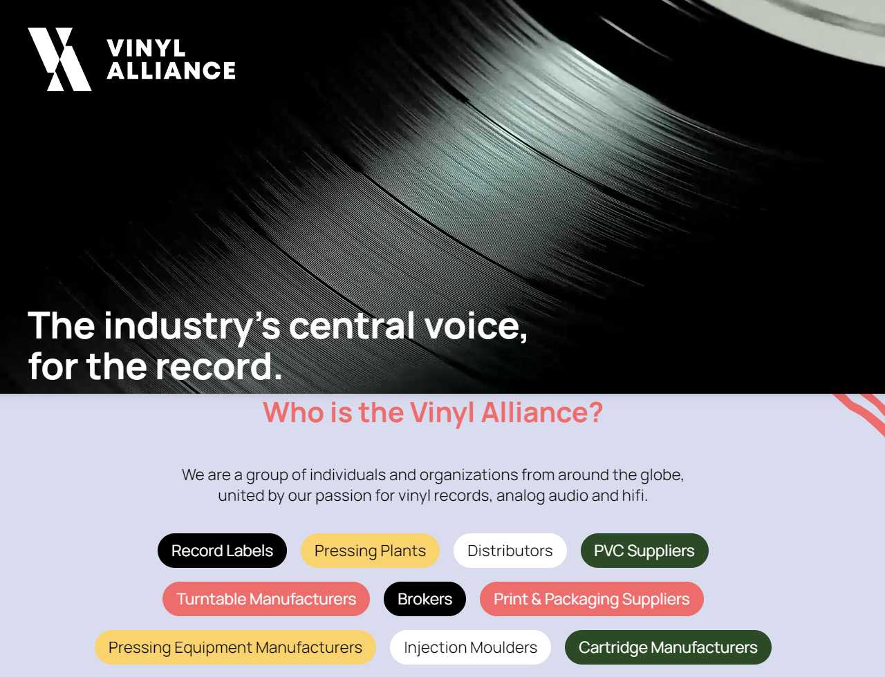 Vinyl Alliance - Vinyl Records Manufacturing Industry — Buzzsonic