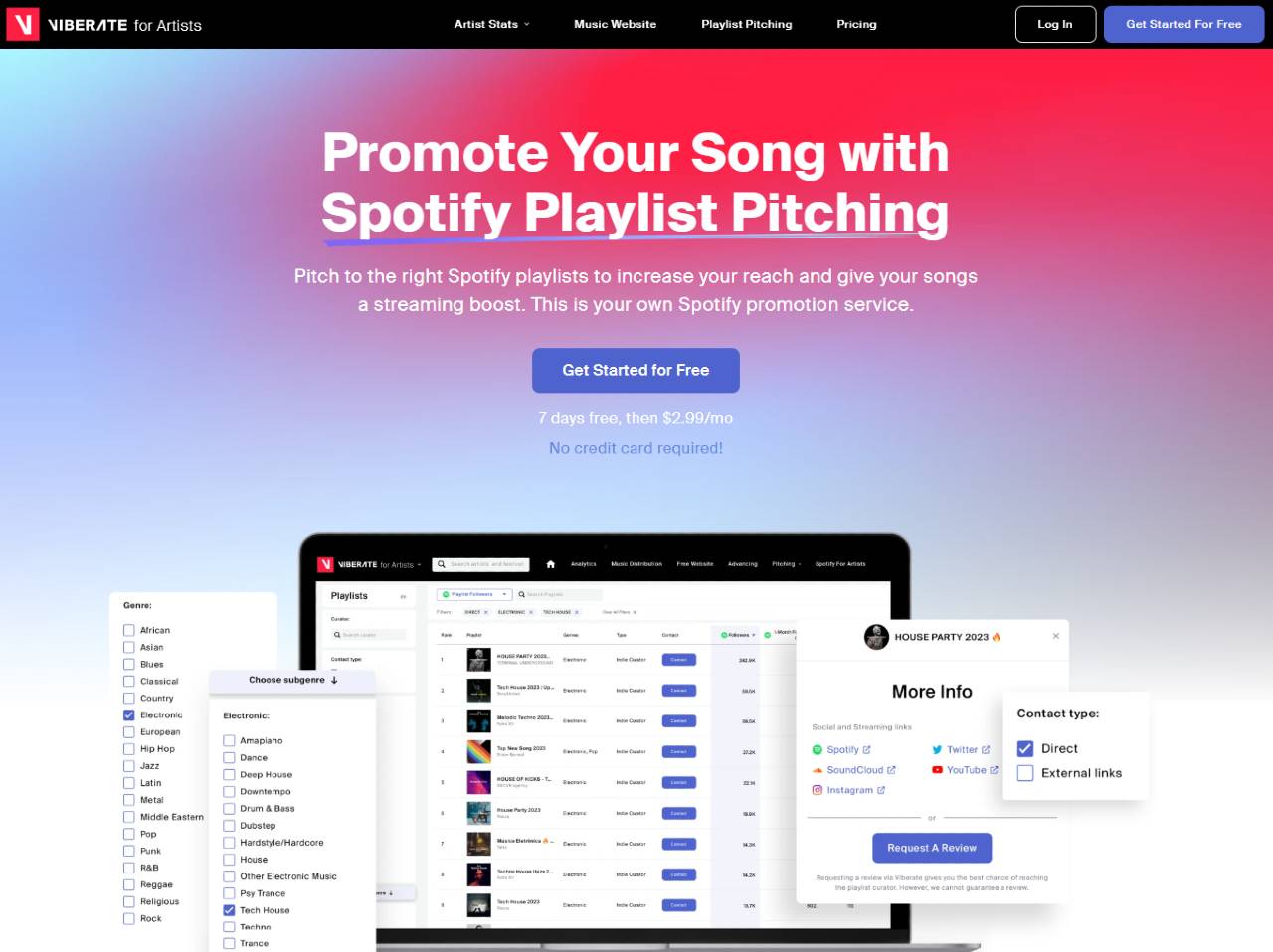 Viberate - Music Analytics Tools for Independent Artists — Buzzsonic