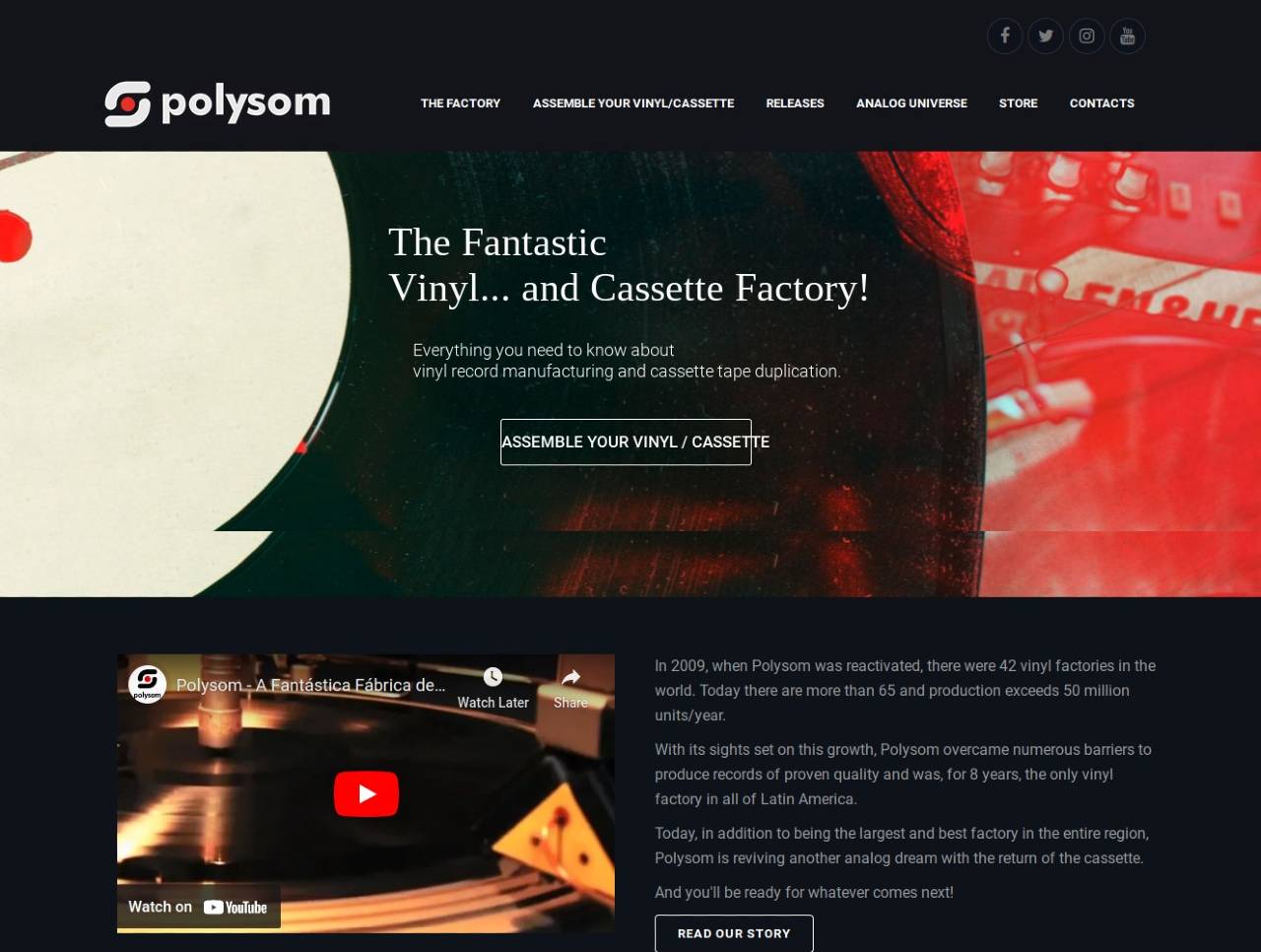Polysom - Brazilian Vinyl Record Press Rio De Janeiro — Buzzsonic